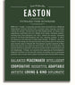 Easton | Name Art Print – Name Stories