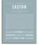 Easton | Name Art Print – Name Stories