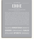 Eddie | Name Art Print – Name Stories