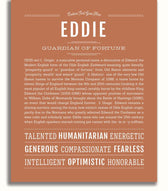 Eddie | Name Art Print – Name Stories