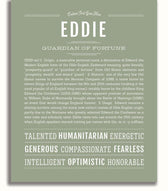 Eddie | Name Art Print – Name Stories