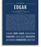 Edgar | Name Art Print – Name Stories