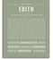 Edith | Name Art Print – Name Stories
