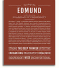 Edmund | Name Art Print – Name Stories