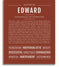 Edward | Name Art Print – Name Stories