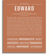 Edward | Name Art Print – Name Stories