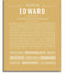 Edward | Name Art Print – Name Stories