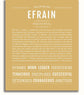 Efrain | Name Art Print – Name Stories