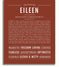 Eileen | Name Art Print – Name Stories
