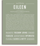 Eileen | Name Art Print – Name Stories
