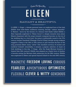 Eileen | Name Art Print – Name Stories