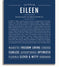Eileen Personalized Name Meaning Art Prints – Name Stories