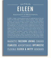 Eileen | Name Art Print – Name Stories