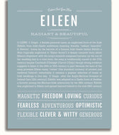 Eileen | Name Art Print – Name Stories