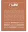 Elaine | Name Art Print – Name Stories