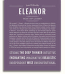 Eleanor | Name Art Print – Name Stories