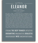 Eleanor | Name Art Print – Name Stories