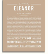 Eleanor | Name Art Print – Name Stories