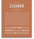 Eleanor | Name Art Print – Name Stories