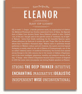 Eleanor | Name Art Print – Name Stories
