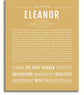 Eleanor Personalized Name Meaning Art Prints – Name Stories