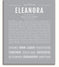 Eleanora | Name Art Print – Name Stories