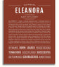 Eleanora | Name Art Print – Name Stories