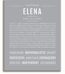 Elena | Name Art Print – Name Stories