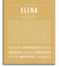 Elena | Name Art Print – Name Stories