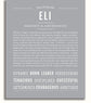Eli | Name Art Print – Name Stories
