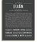 Elian Personalized Name Meaning Art Prints – Name Stories