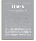 Eliana | Name Art Print – Name Stories