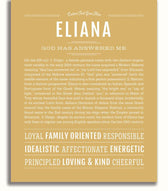 Eliana | Name Art Print – Name Stories