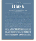Eliana | Name Art Print – Name Stories