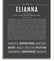 Elianna | Name Art Print – Name Stories