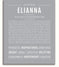 Elianna Personalized Name Meaning Art Prints – Name Stories