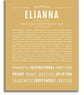 Elianna Personalized Name Meaning Art Prints – Name Stories