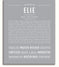 Elie | Name Art Print – Name Stories