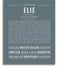 Elie | Name Art Print – Name Stories