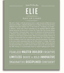 Elie | Name Art Print – Name Stories