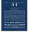 Elie | Name Art Print – Name Stories