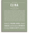 Elina | Name Art Print – Name Stories