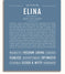 Elina | Name Art Print – Name Stories