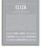 Eliza | Name Art Print – Name Stories