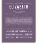 Elizabeth | Name Art Print – Name Stories
