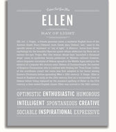 Ellen | Name Art Print – Name Stories