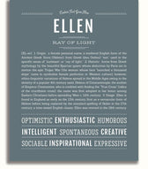 Ellen | Name Art Print – Name Stories