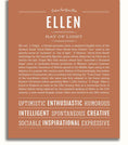 Ellen | Name Art Print – Name Stories