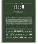 Ellen | Name Art Print – Name Stories