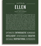 Ellen | Name Art Print – Name Stories